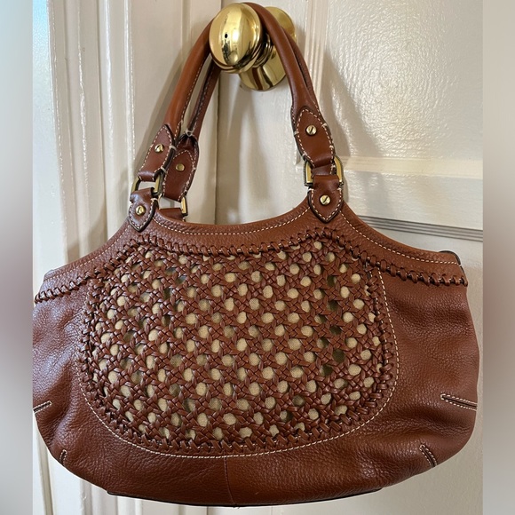 Cole Haan Bags Vintage Cole Haan Woven Handbag W Dust Bag Poshmark
